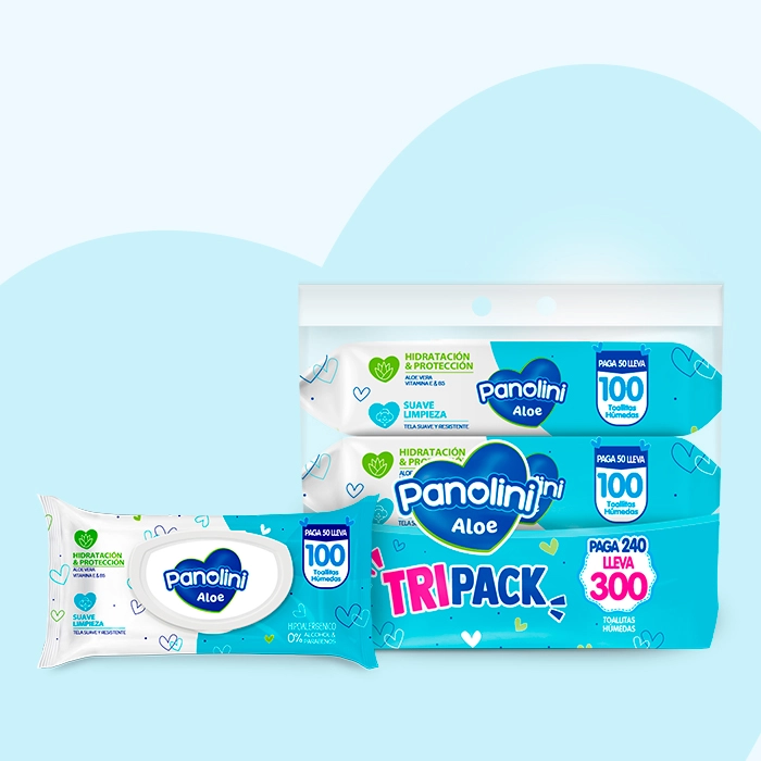 Toallitas Panolini Aloe - Pañales, Toallitas y Pañitos Panolini